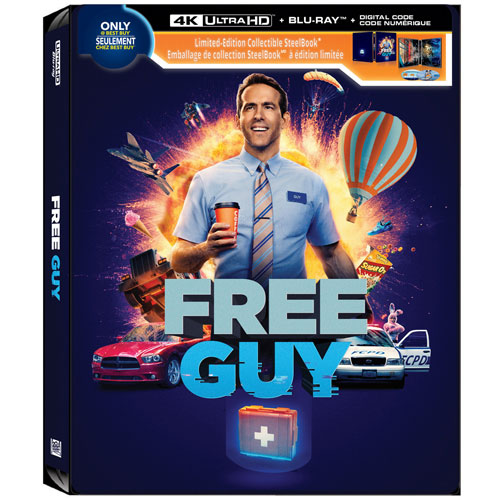 Free Guy (4K+2D Blu-ray SteelBook) (Best Buy Exclusive) [Canada] | Hi ...